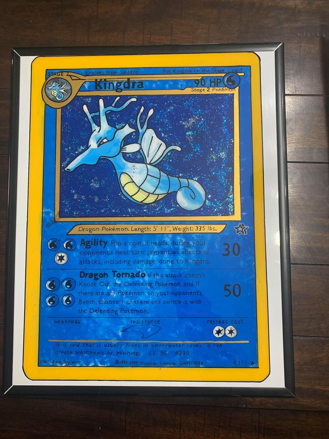 Giant Pokemon Card Painting | Etsy