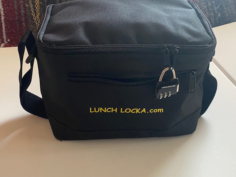 Canvas Locking Lunch Bag With New and Improved Lock!!! - Etsy