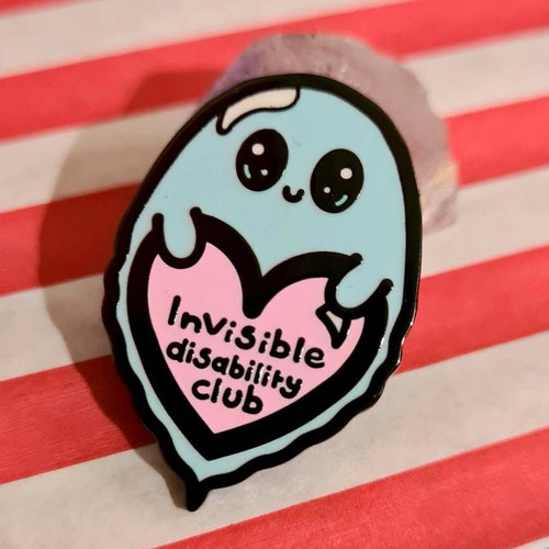 Invisible Illness Club Enamel Pin Chronic Illness Pin Badge - Etsy