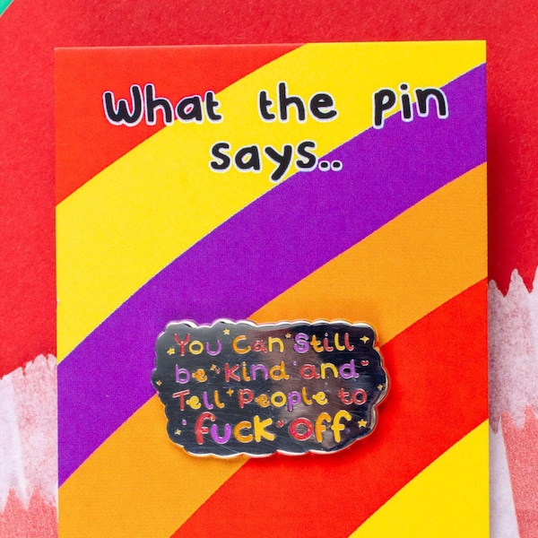 Fuck You Pin Etsy