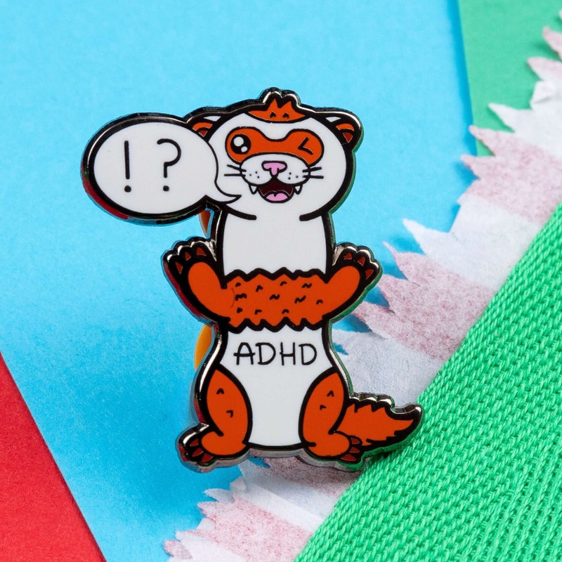 Enamel Ferret Pins - Etsy UK
