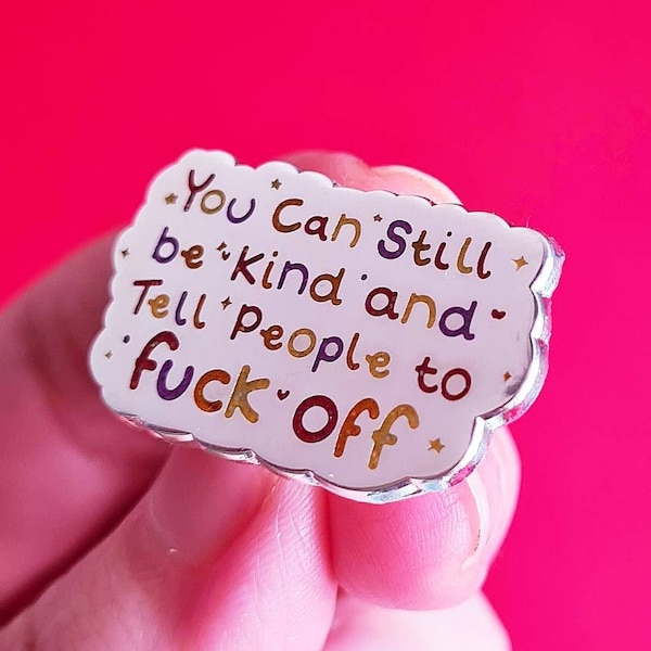 Fuck You Pin Etsy