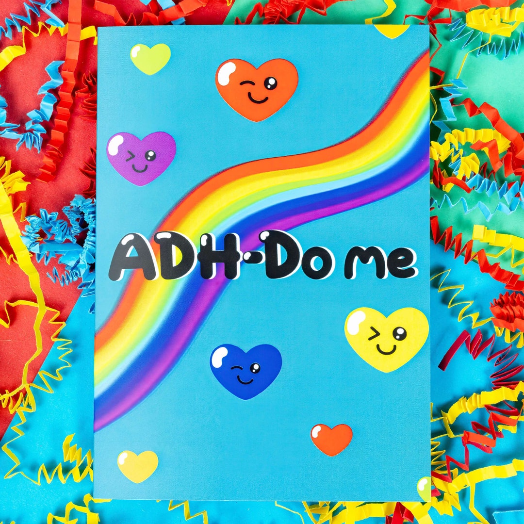 Adh-do Me Card - Neurodivergent - Neurospicy - Pun Card - Valentines ...