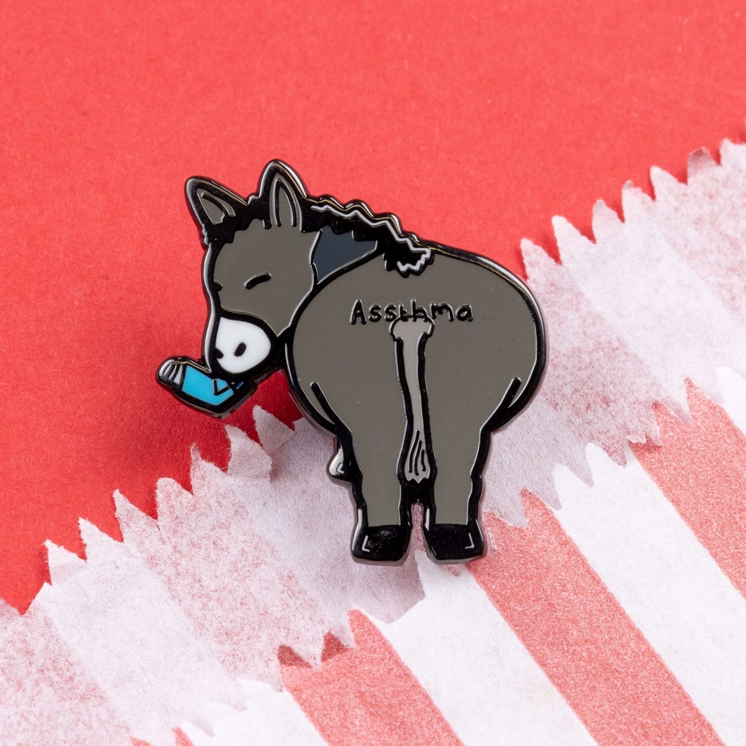 Assthma Enamel Pin - Asthma - Spoonie Gift - Invisible Illness ...