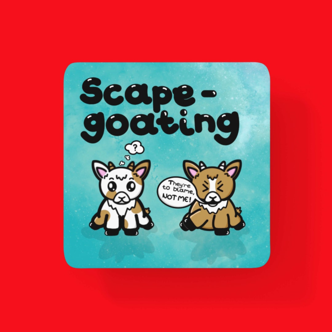 Scape Goating Coaster - Scapegoat - Goat Coaster - Self Care - Fun Gift ...