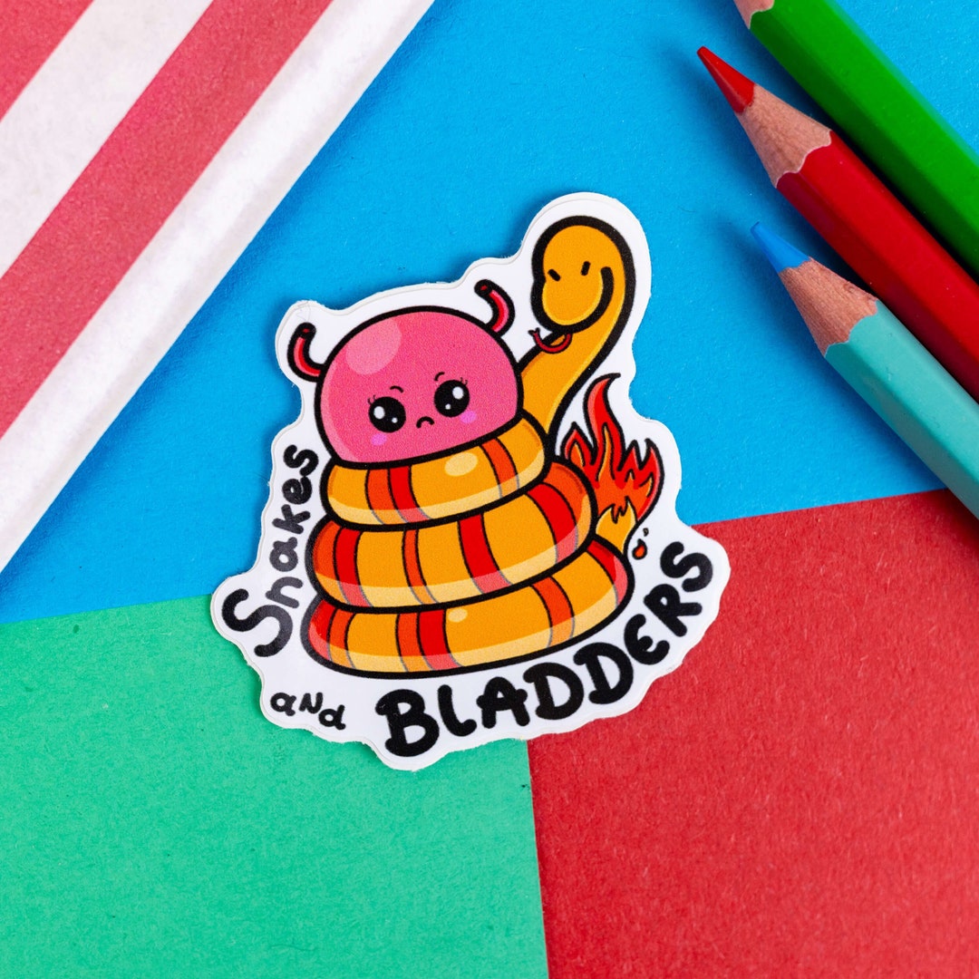Snakes & Bladders Sticker - Chronic Illness Gift - Spoonie Gift ...