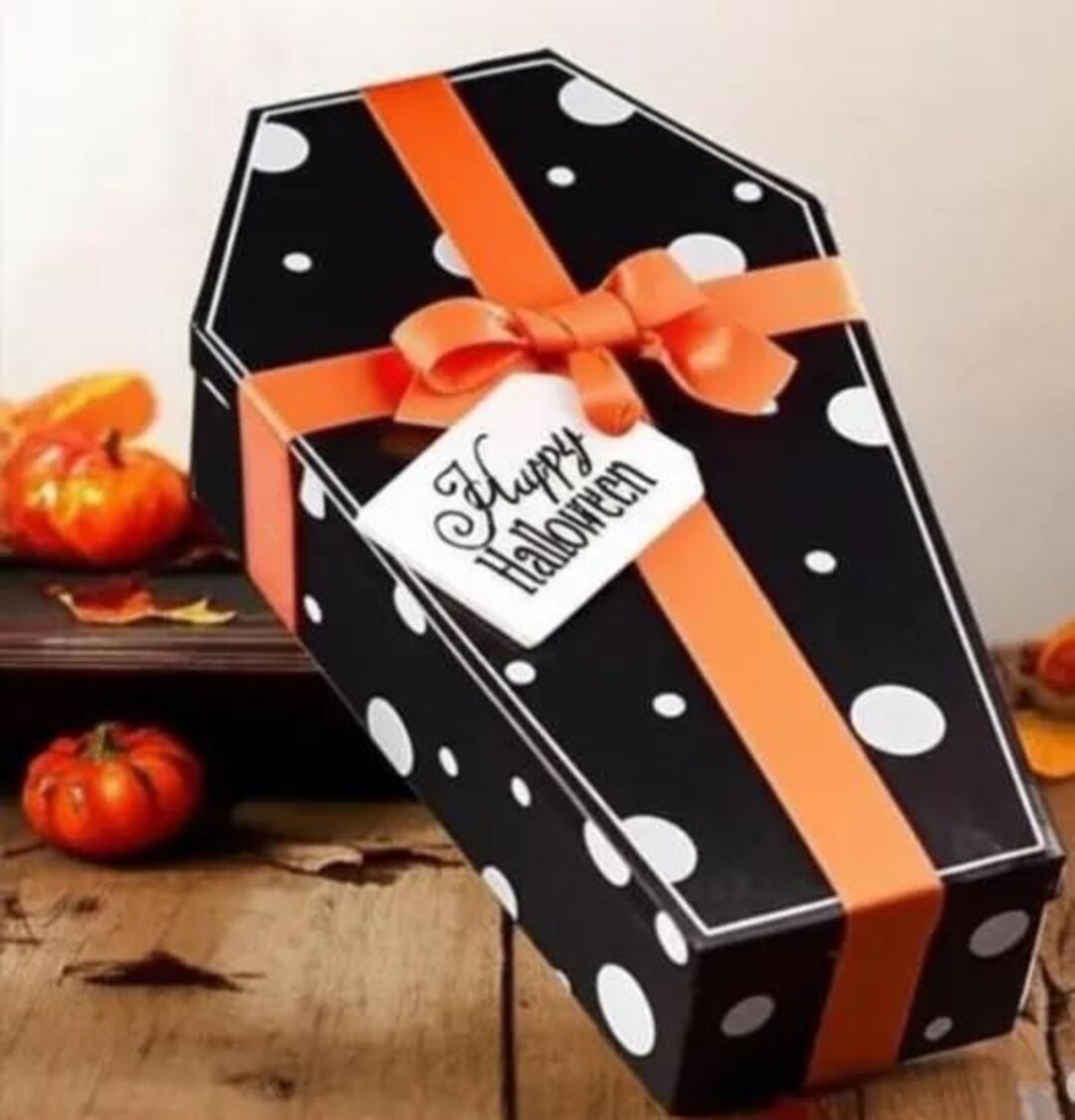 Happy Halloween Casket Box Home Decoration Table Decor Gift Keepsake - Etsy