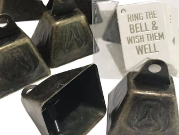 Cowbells Kissing Bells Ring the Bells Wish Them Well Wedding - Etsy