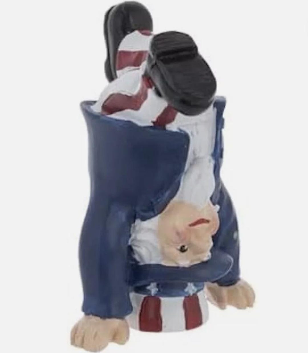 Hand Stand Uncle Sam Fourth of July or Memorial Day Home Decor Figurine ...