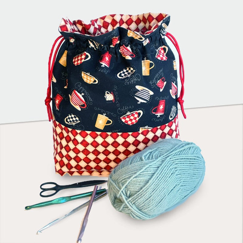 Knitting Project Bag - Etsy