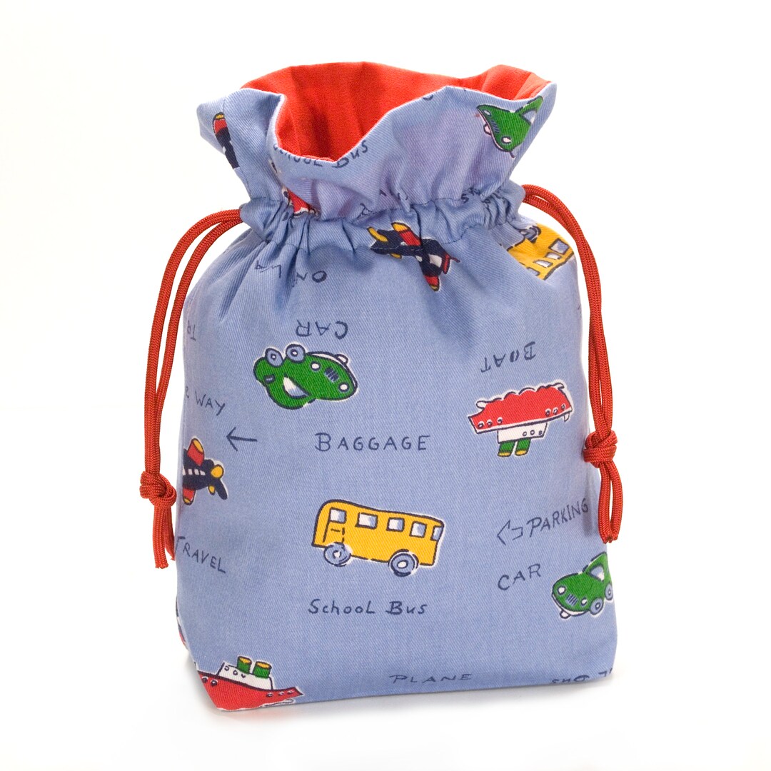 Beep Beep Transportation Themed Fabric Gift Bag - Etsy