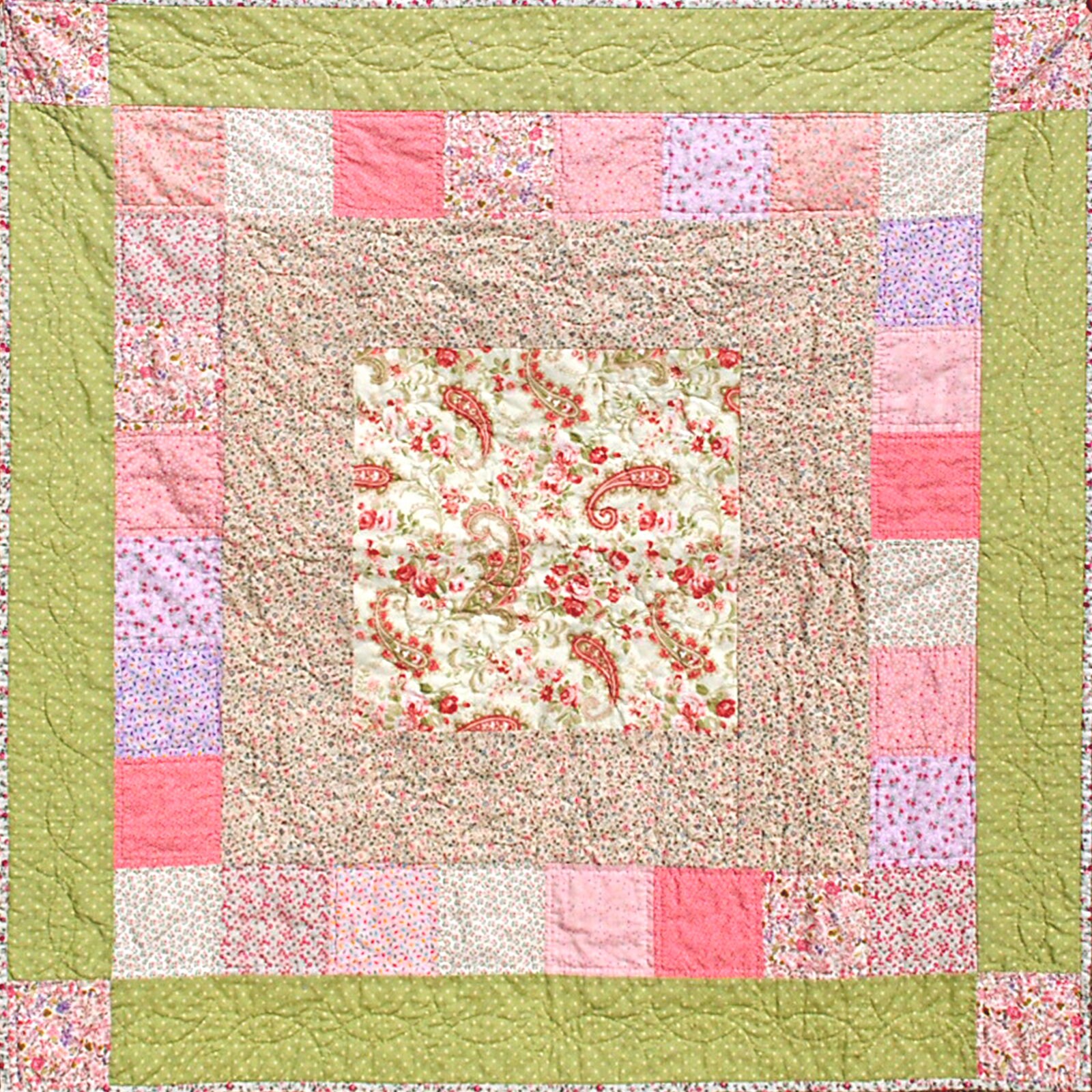 Paisley Pink Handcrafted Quilt - Etsy