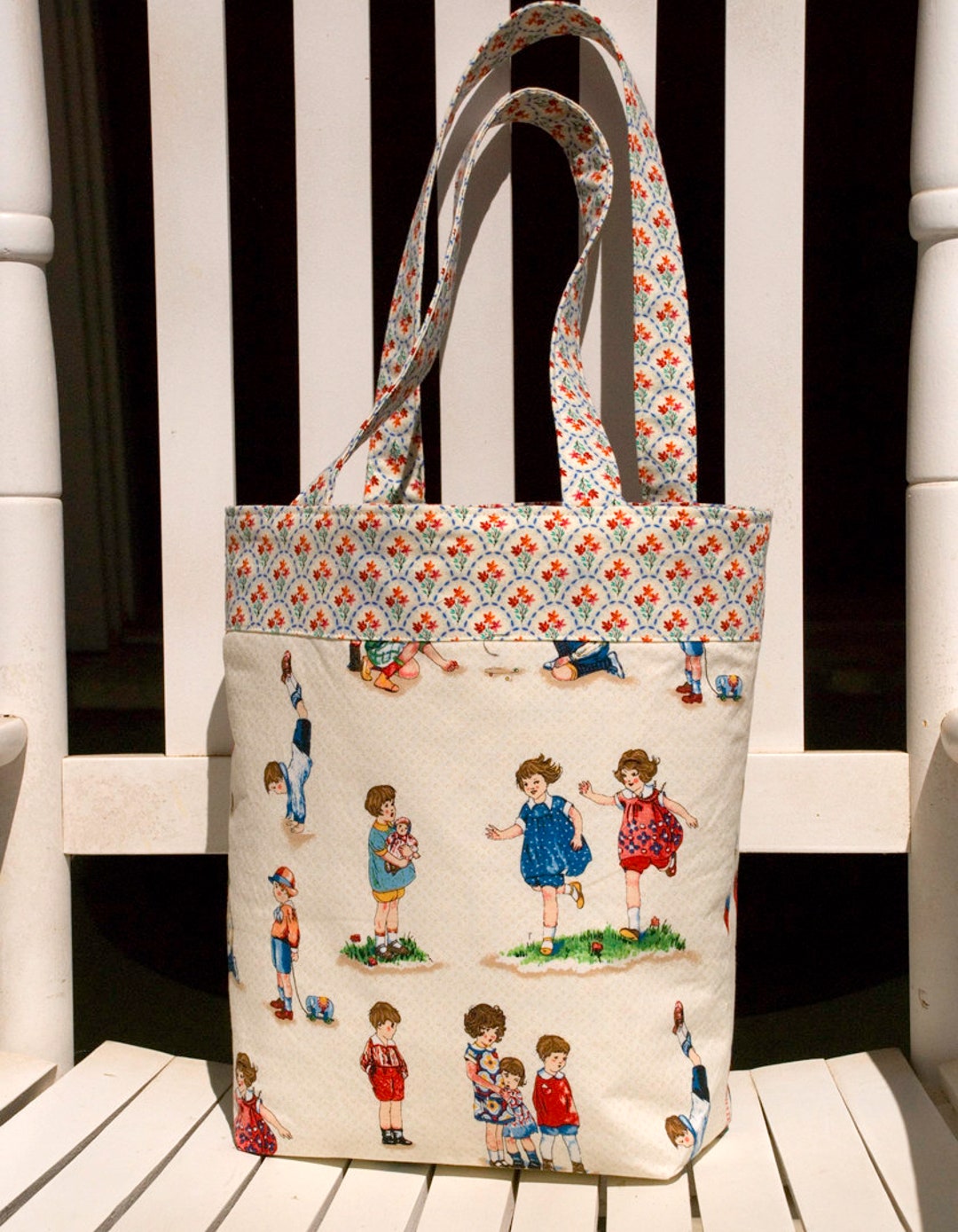Recess Children's Book Bag/tote Bag - Etsy