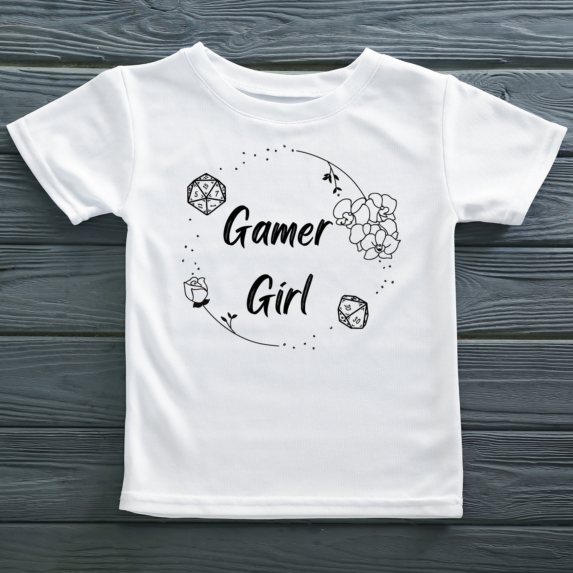 Gamer Girl D&D SVG PNG - Etsy