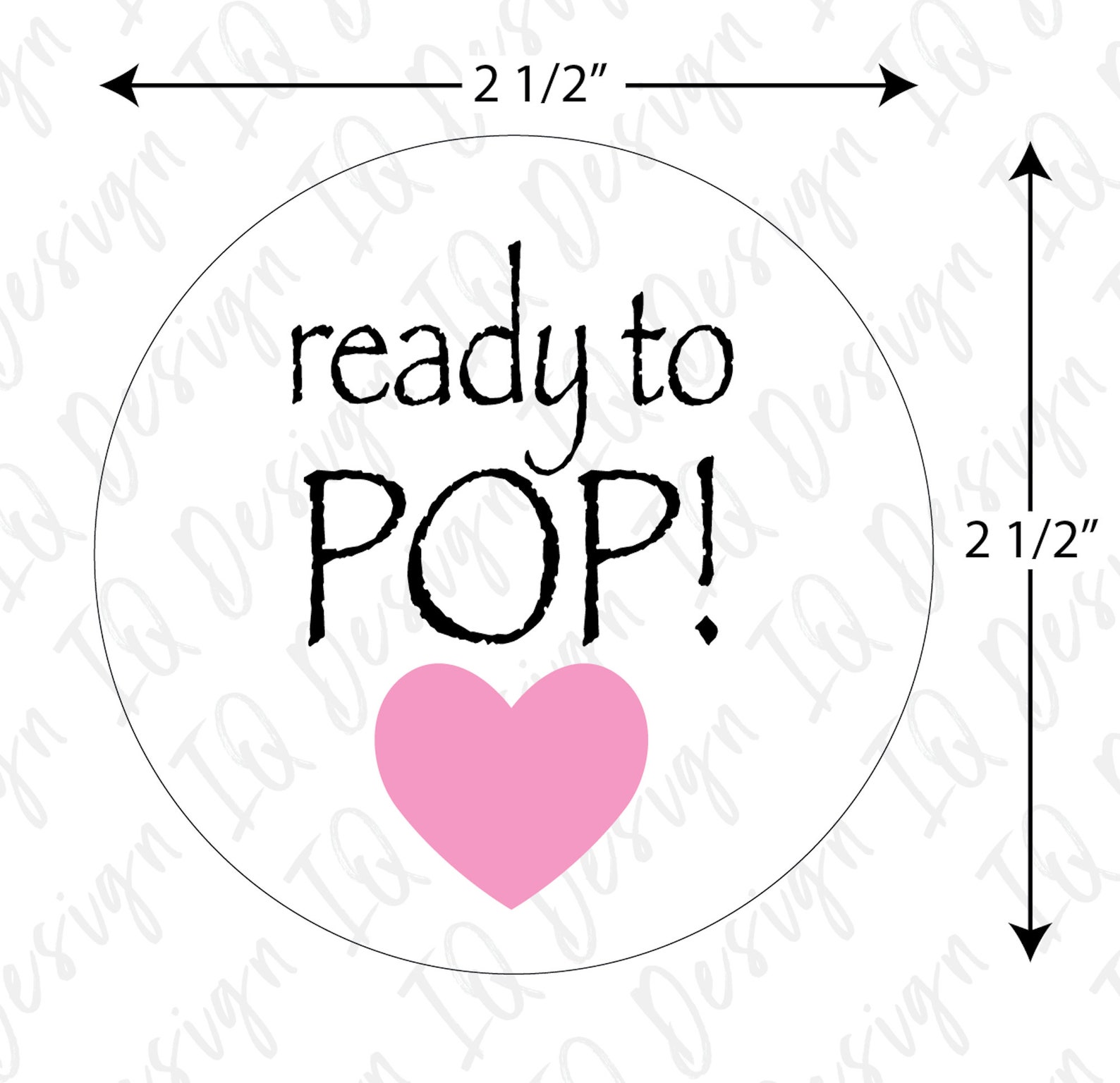 BABY SHOWER Favor • Ready to POP Design-digital File Eps/ Pdf / Jpeg ...