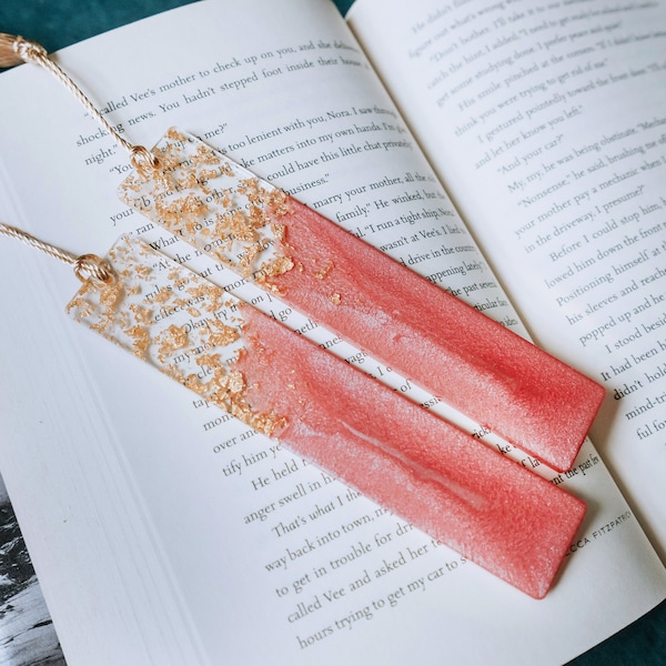 Resin Bookmark - Etsy UK