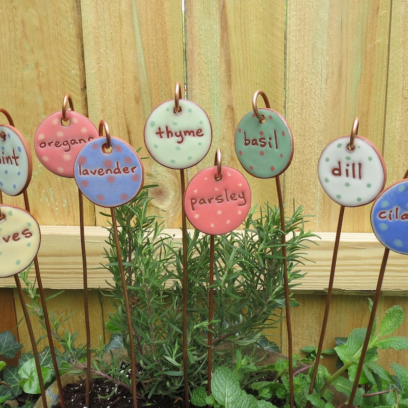 Ceramic Garden Stake - Etsy