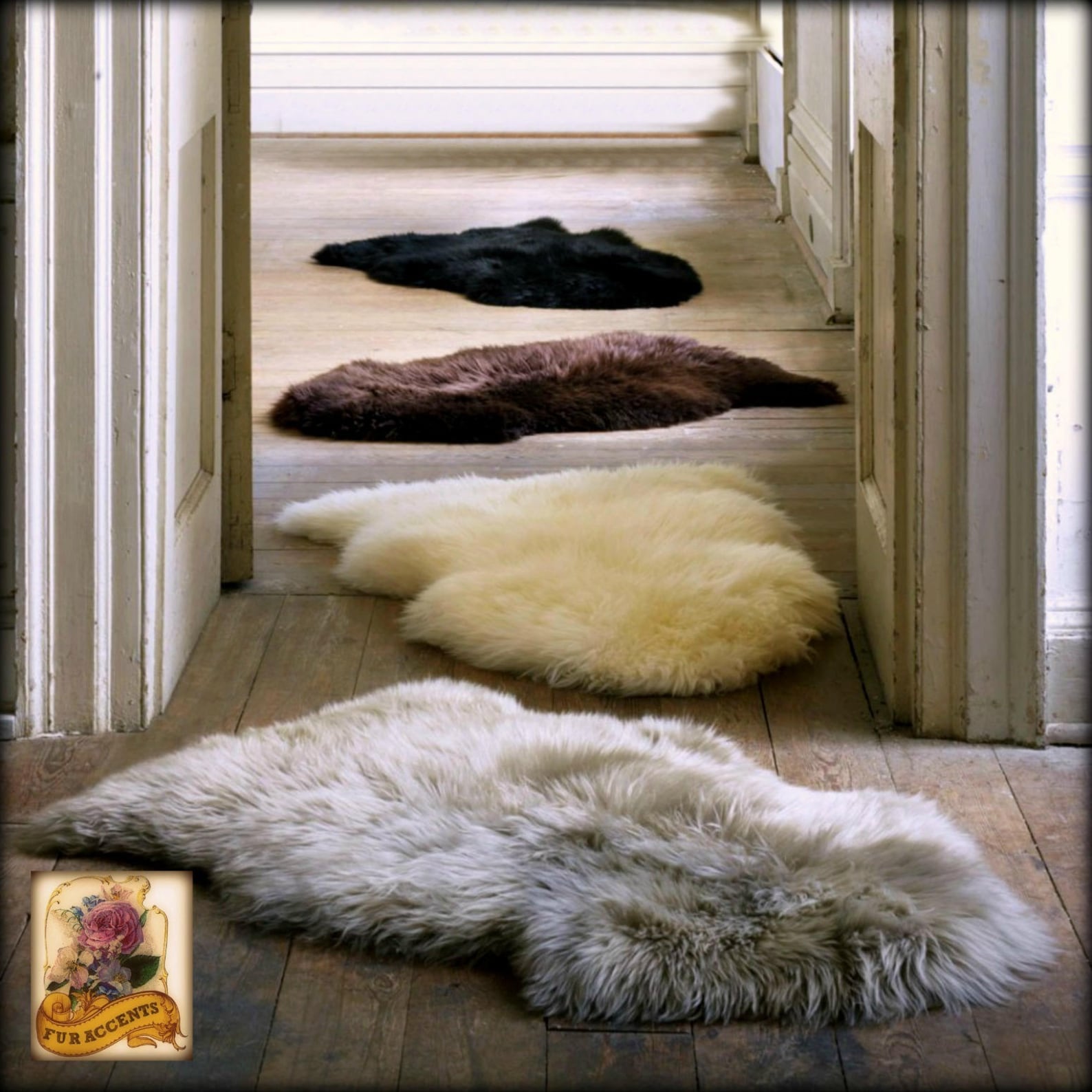 Plush Faux Fur Area Rug Luxury Fur Thick Shaggy Single Pelt - Etsy UK