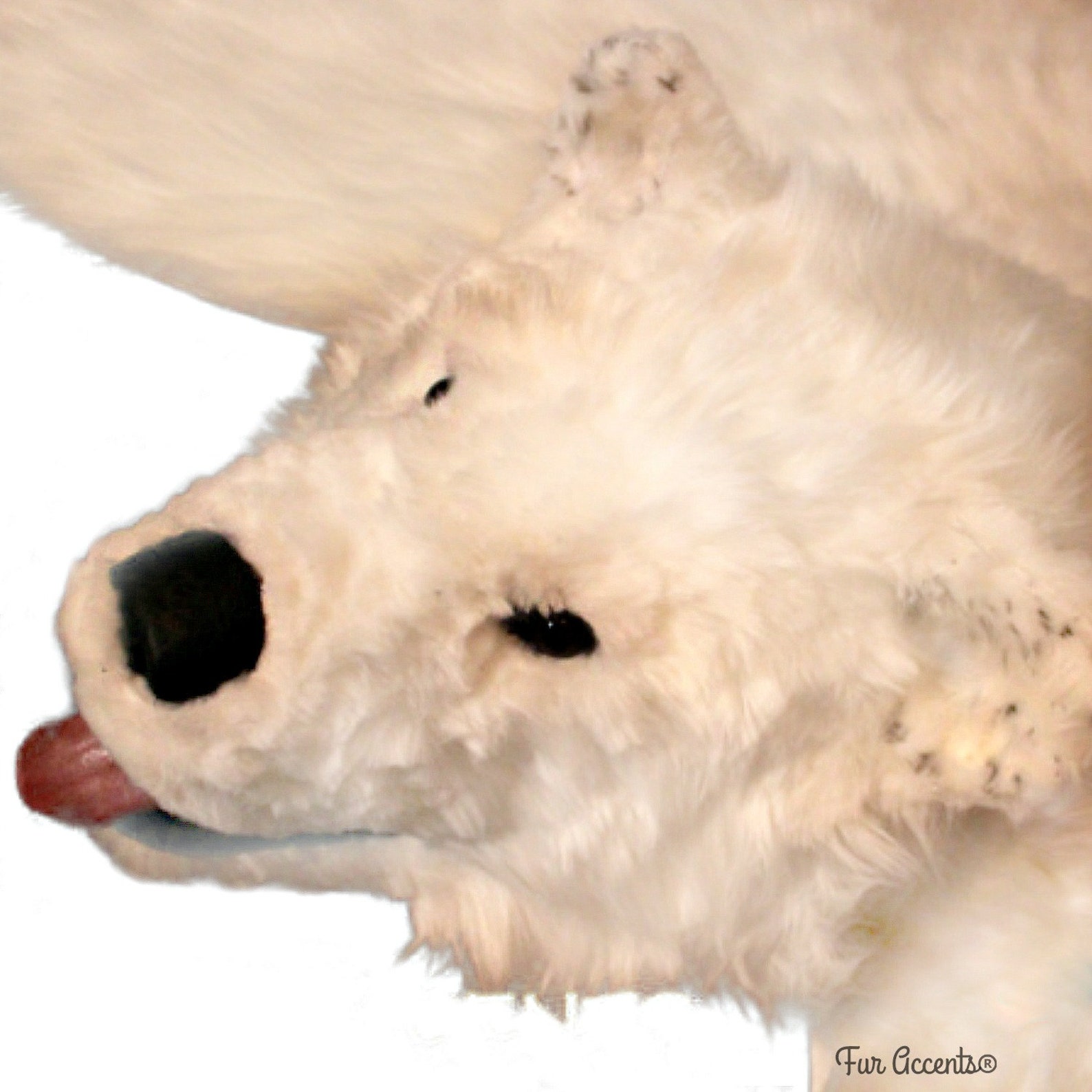 Bear Skin Rug Life Size Realistic Faux Fur Brown Grizzly | Etsy