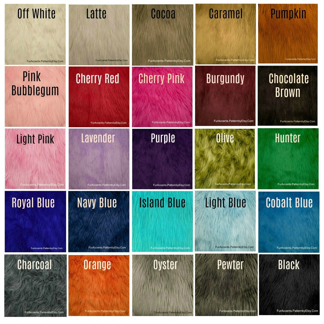 Plush Faux Fur Throw Blanket Bedspread Comforter or Duvet 25 New Colors ...