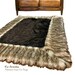 Faux Fur Throw Area Rug Shag Rug With Beautiful Ribbed Fox - Etsy