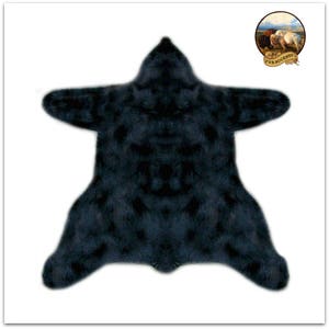 Faux Fur Bearskin Rug – Shaggy Sheepskin Pelt, Designer Throw Carpet - Etsy
