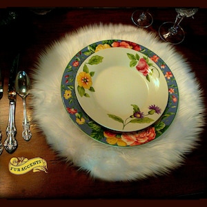 Shaggy Faux Fur Table Runner - Soft Luxury Fur - Faux Sheepskin Shag ...