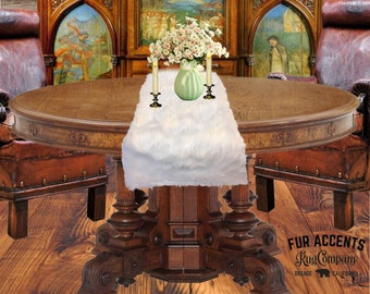 Faux Fur Table Runner Luxury Fur Soft Faux Shag - Etsy