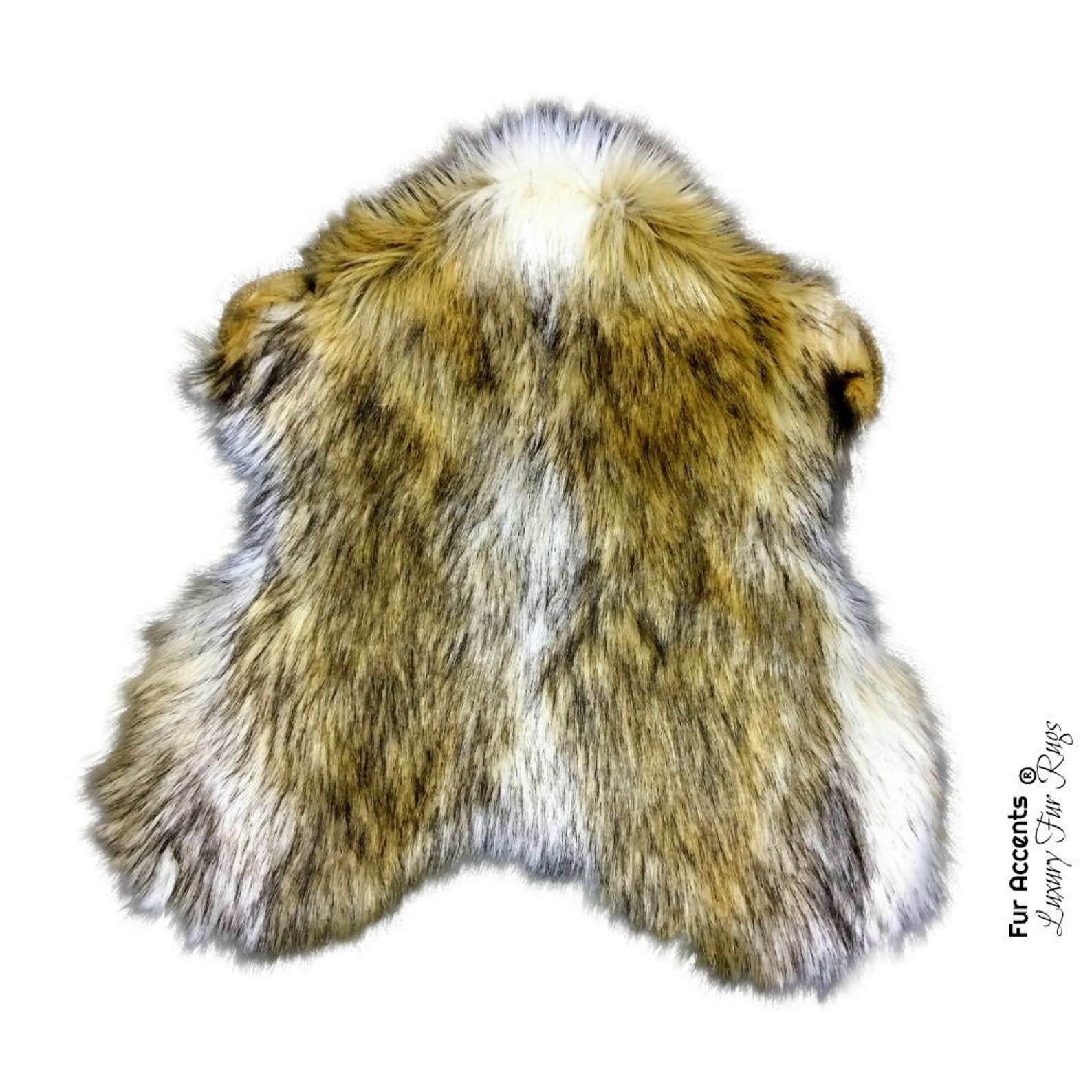 Faux Fur Bear Skin Rug – Plush Shag, Animal Friendly Accent Rug - Etsy