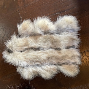 Fur Accents, 1 Pc., Faux Fur Fake Rabbit Skin Pelt, Sold Separately ...