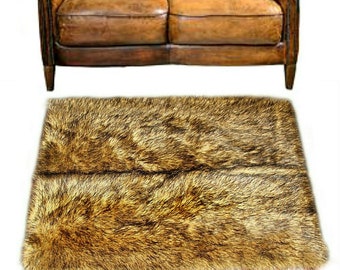 Faux Wolf Skin Rug - Etsy
