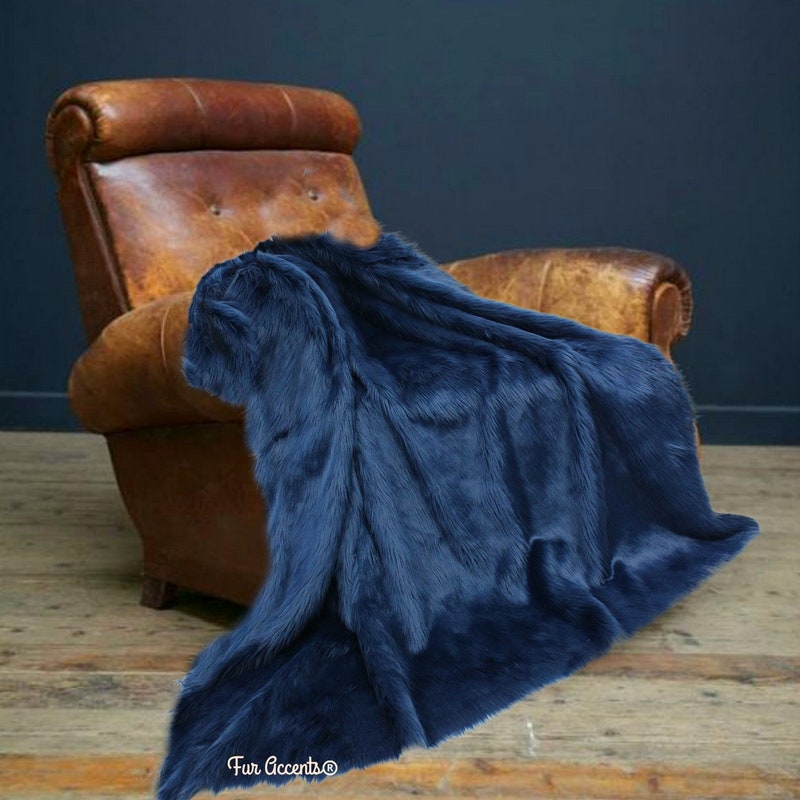Royal Blue Throw Blanket - Etsy