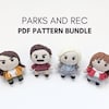 PATTERN BUNDLE: the Office Main Cast Collection, Crochet Dolls ...