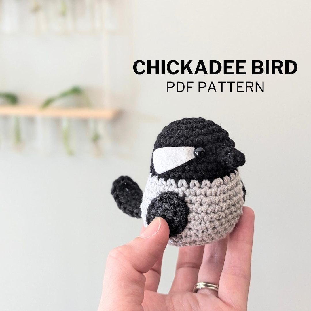 Crochet Chickadee Bird Pattern - Amigurumi PDF Tutorial - Instant Download - Etsy