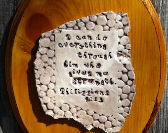 Stoneware Porcelain Pottery Jar Vase Christian Scripture | Etsy