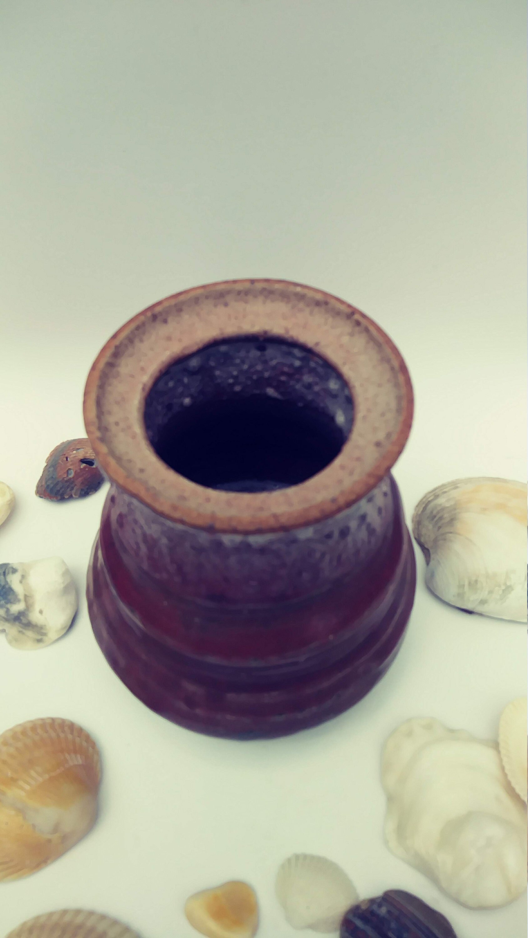 Stoneware Storage Jar, Strawberry Dream Jar, Tomato Lava Shino Glazed ...