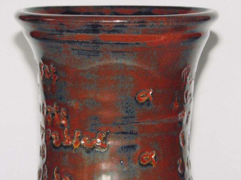 Stoneware Porcelain Pottery Jar, Vase, Christian Scripture Vessel, John ...