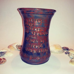 Stoneware Porcelain Pottery Jar Vase Christian Scripture | Etsy