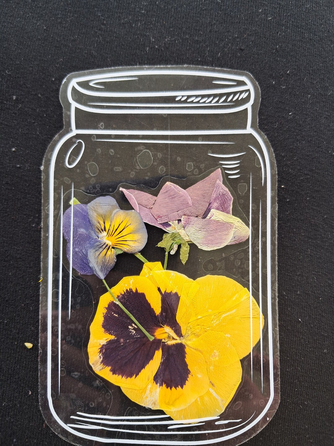 Pressed Flower Bookmark: Handmade Botanical Bookmark - Etsy