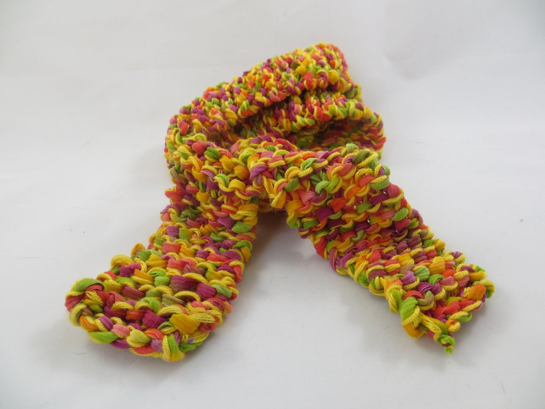Scarf - Knit - Summer Fiesta - Etsy