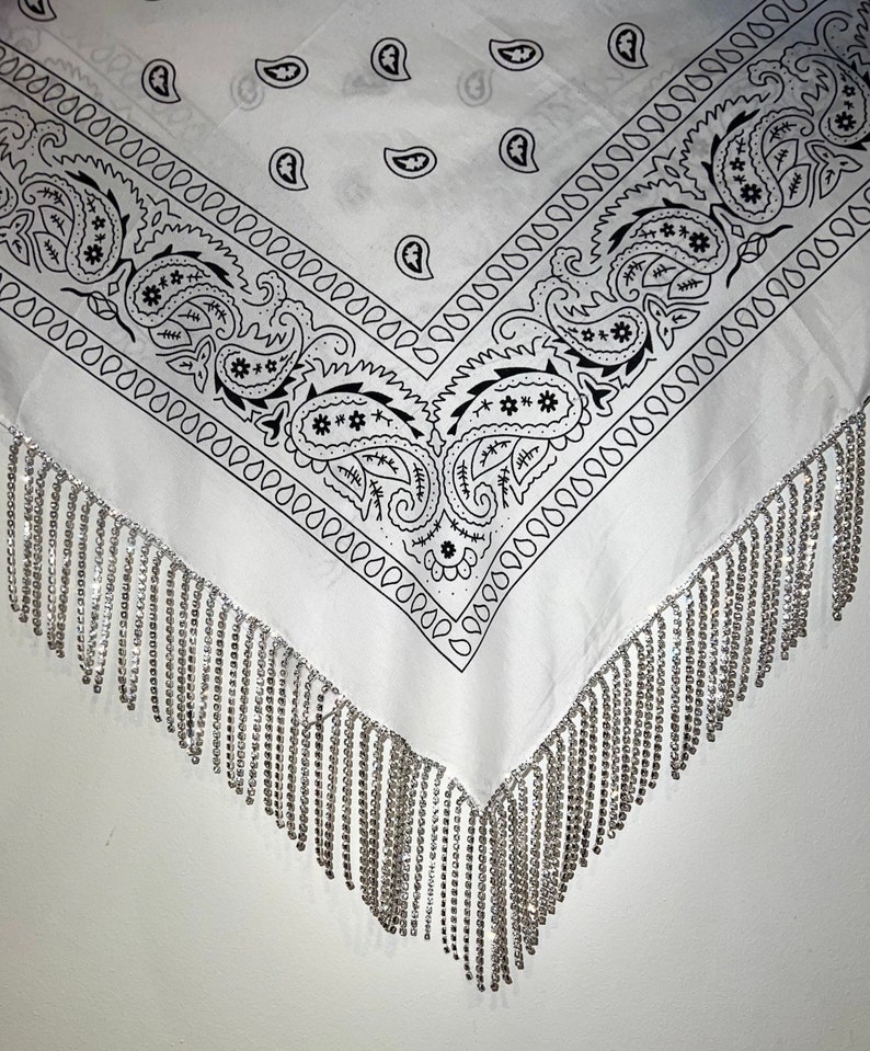 Rhinestone Fringe Hat | Etsy