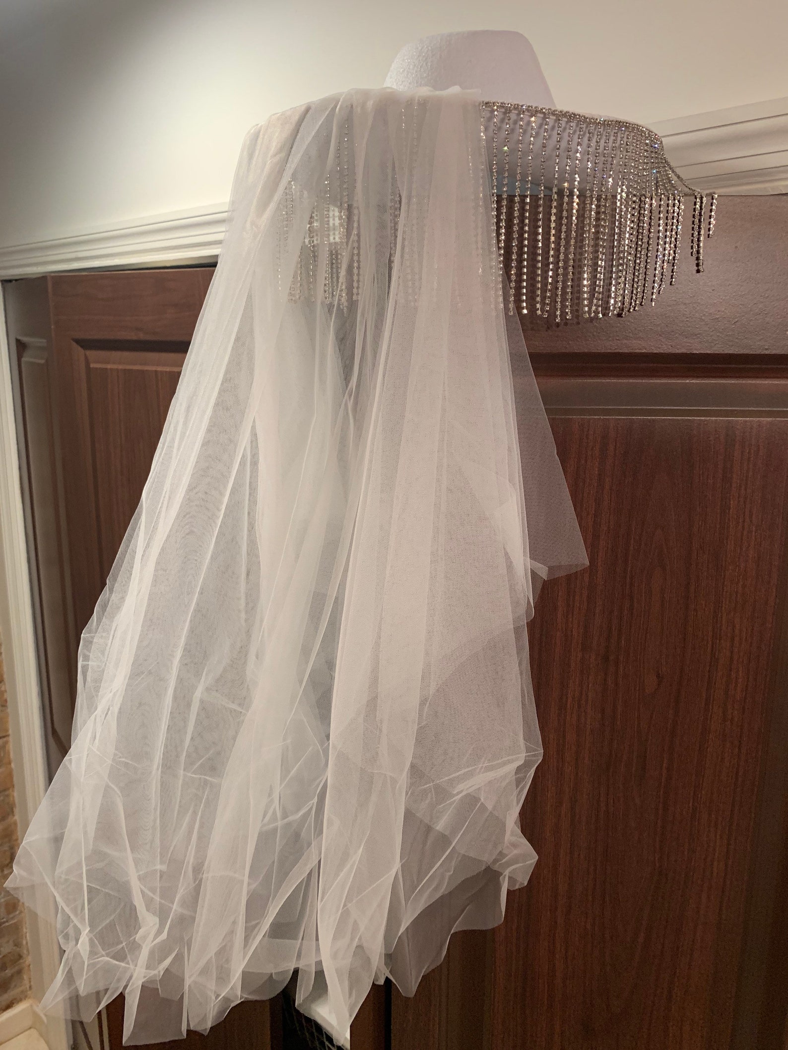 Rhinestone Fringe Hat | Etsy