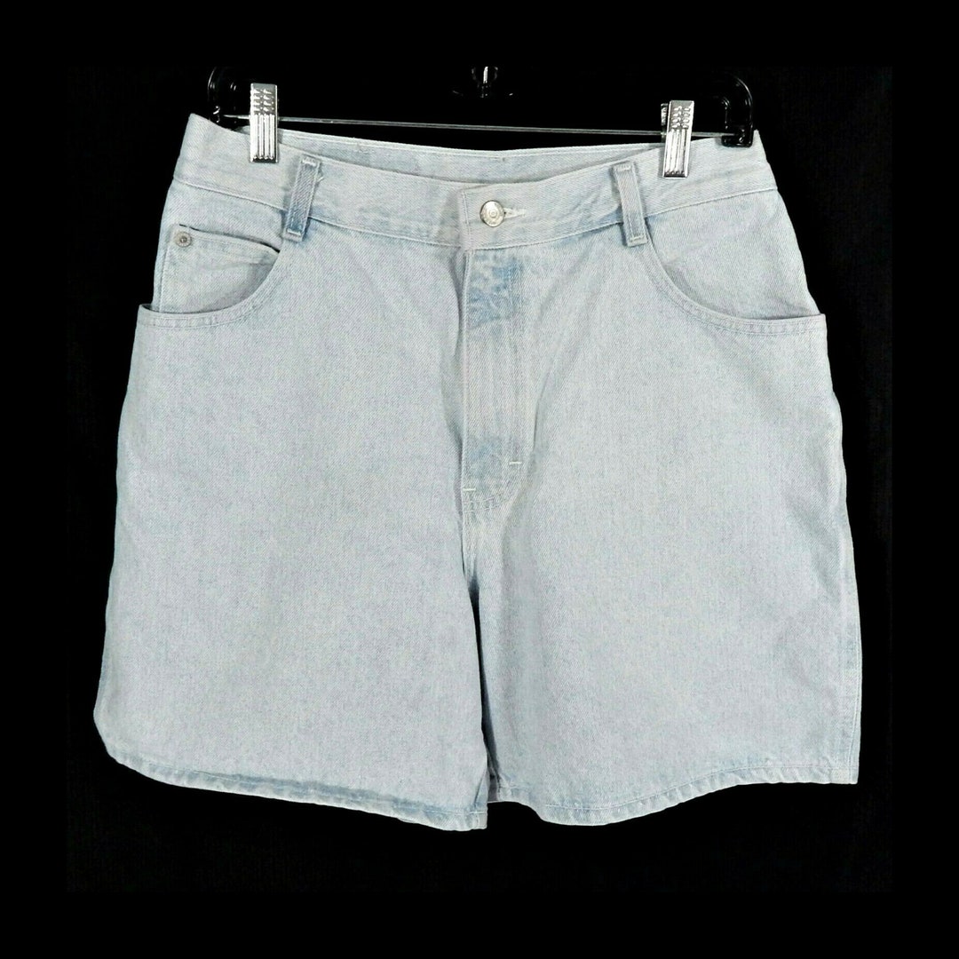 Vintage Gitano Light Wash Hi Rise Mom Jean Denim Shorts Women Size 14 ...