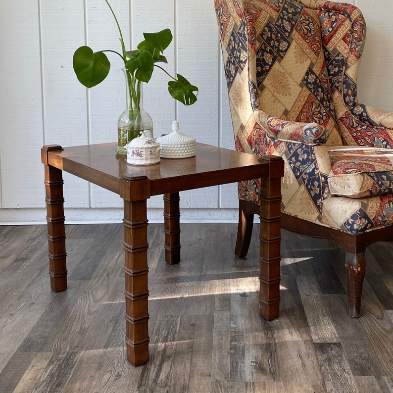Pair of Wood Side Tables by Lane Furniture - Retro Set Lane End Tables ...