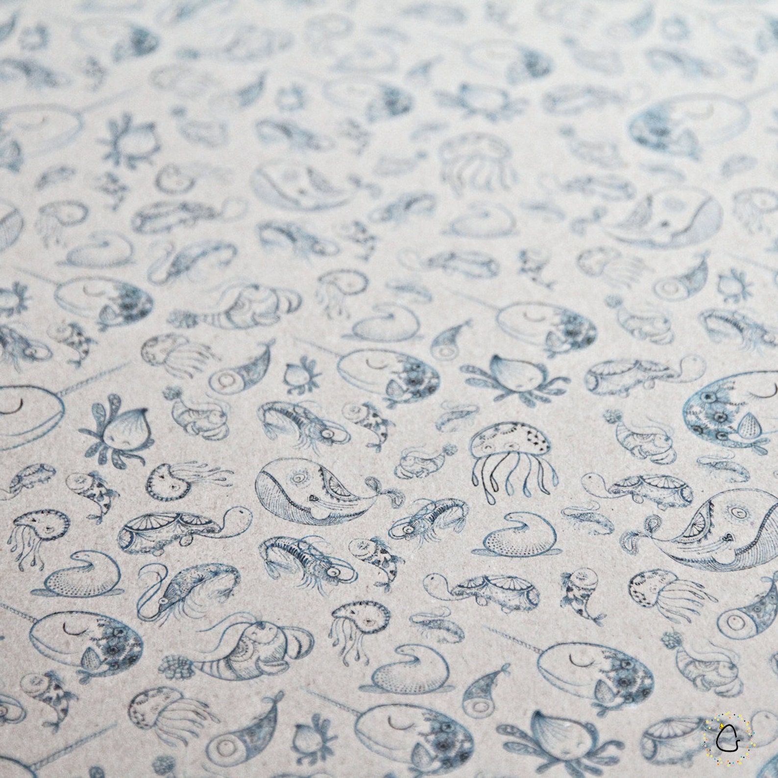 A3 Wrapping Paper Sheet in silly Seas Brown - Etsy