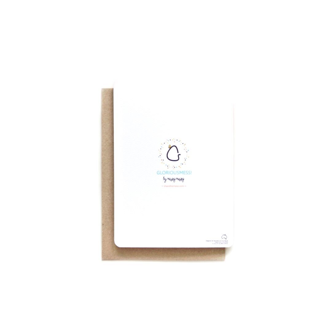 Awesome One Blank A6 Illustrated Card With Typography - Etsy