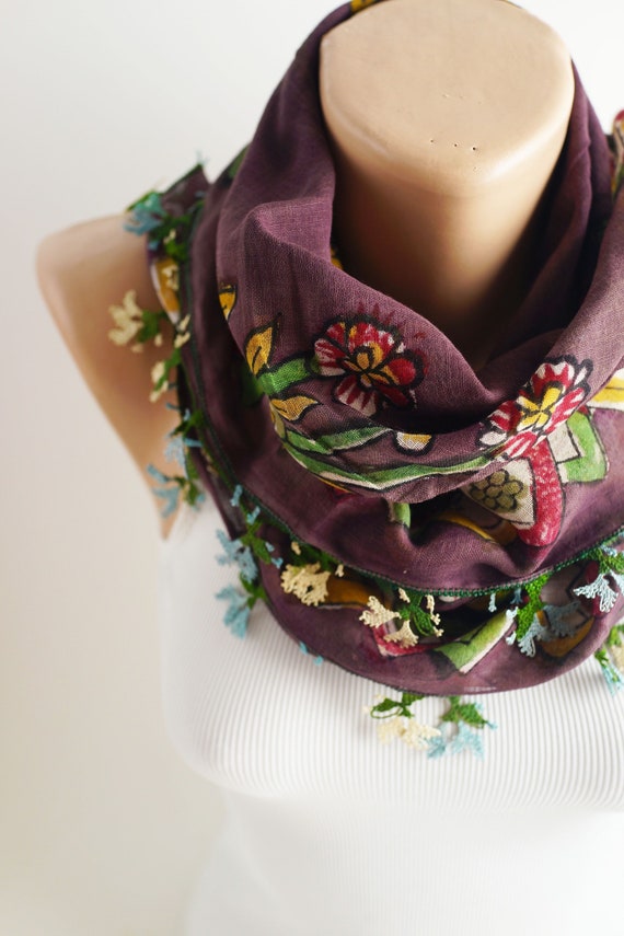 70s Hand Painted Antique Turkish Hair Scarf Coffee Table - Etsy