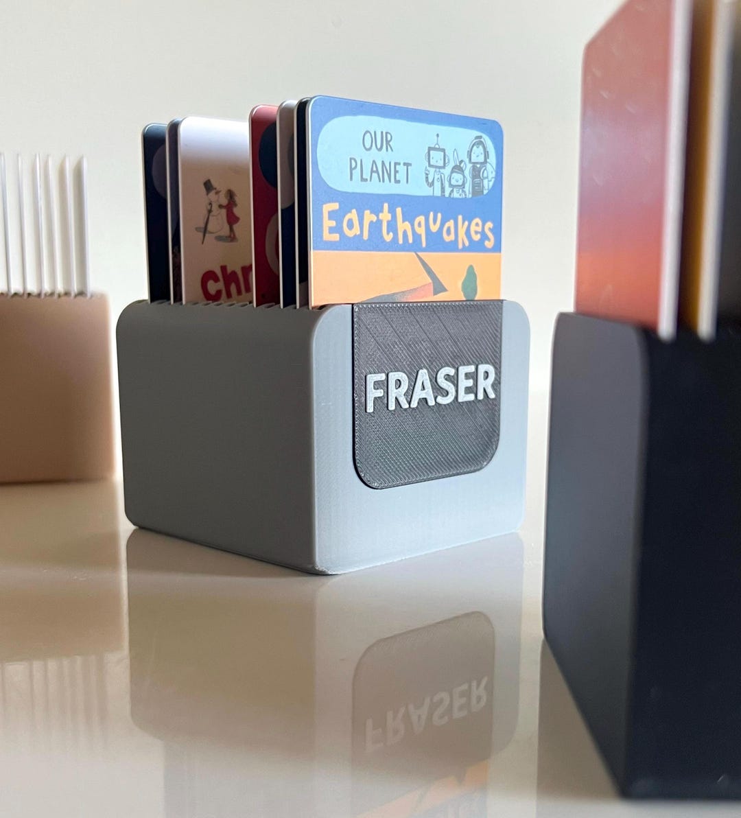 YOTO Card Cubby - Personalized Library With 15 Card Slots - Etsy