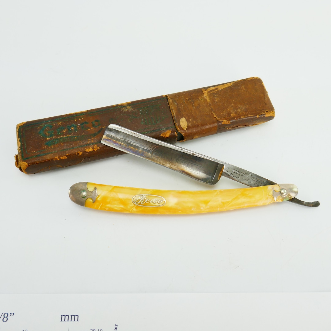 Vintage Straight Razor - Focus Reico Solingen - Cutthroat Barber Knife ...