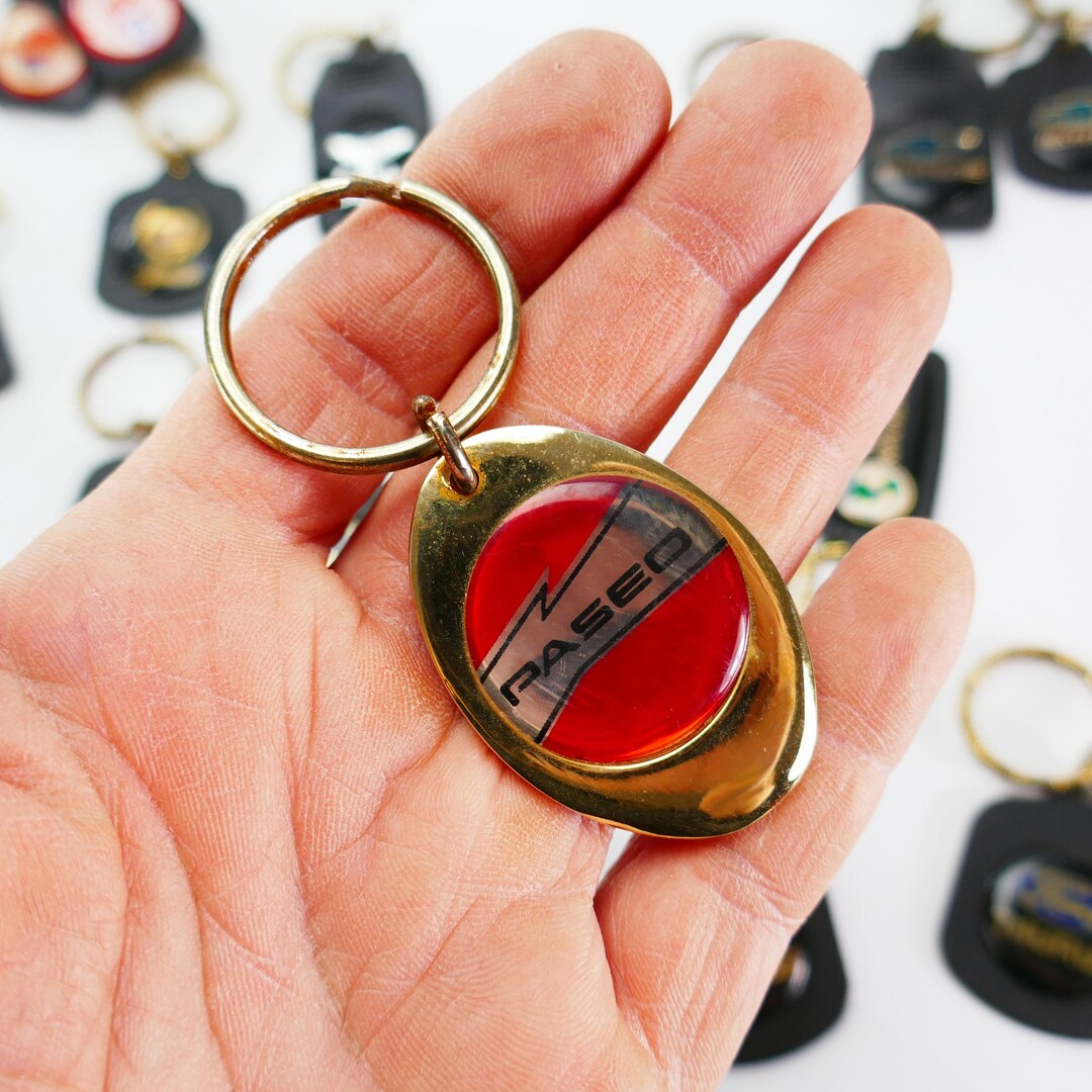 Paseo Toyota Vintage Car Keychain Collectible Automobilia Dealer ...